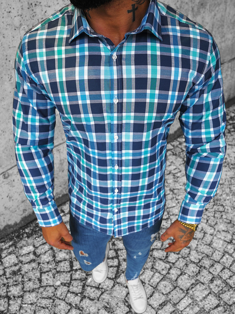 Pánská Košile barevná OZONEE O/1122Z | OZONEE.CZ