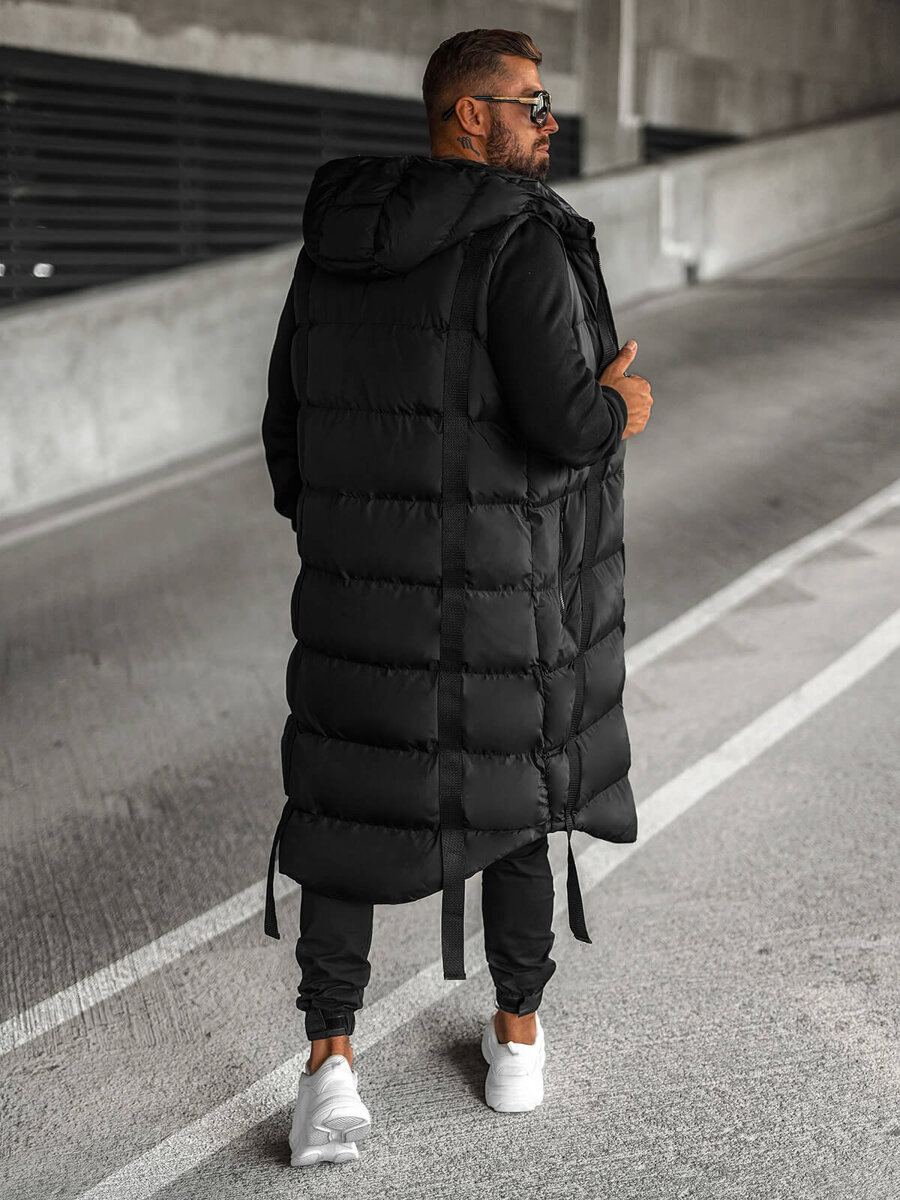 Pánská Vesta Černá OZONEE O/M3201Z | OZONEE.CZ