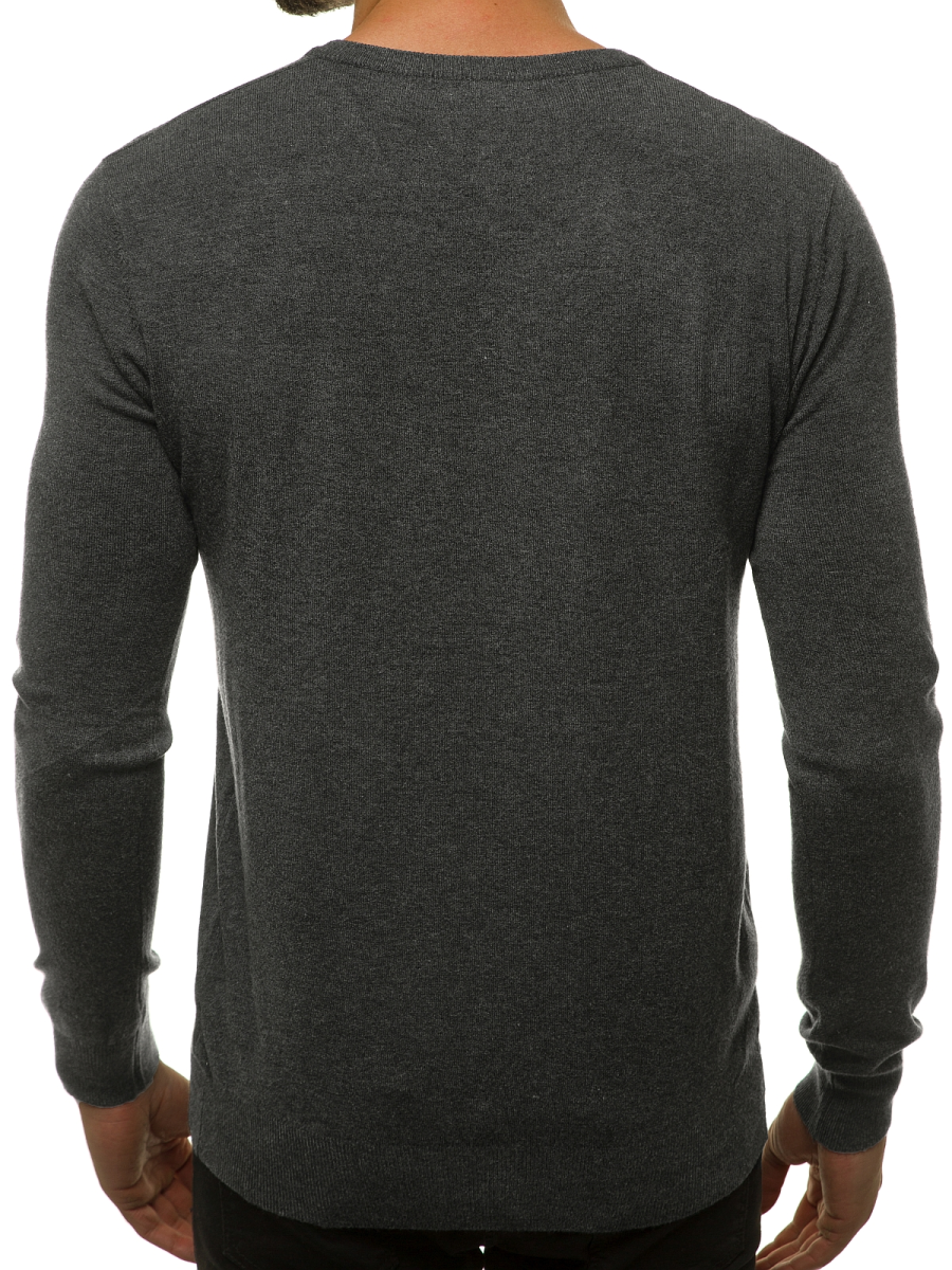 Pánský Svetr Grafitový OZONEE TMK/YY03/13 | OZONEE.CZ